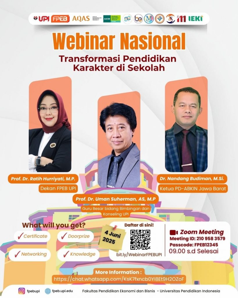 FPEB UPI Gelar Webinar Nasional "Transformasi Pendidikan Karakter di ...
